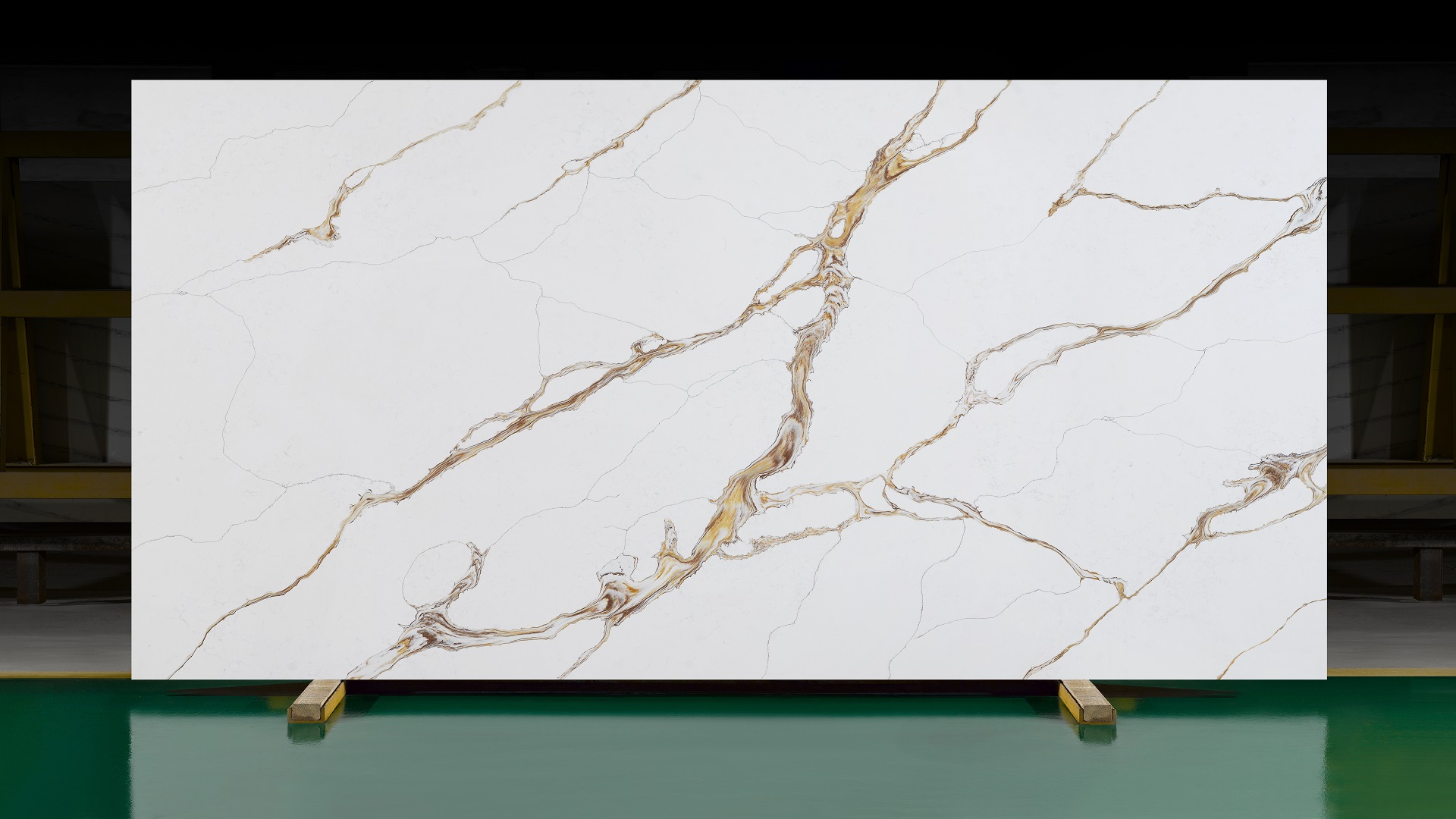 Calacatta Volcano Super Jumbo | Unique Quartz Slabs for Modern Interior ...
